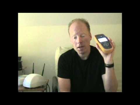 Fluke Aircheck wifi analyzer demo - YouTube
