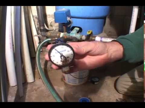 Replacing a Campbell gauge on a well tank. - YouTube
