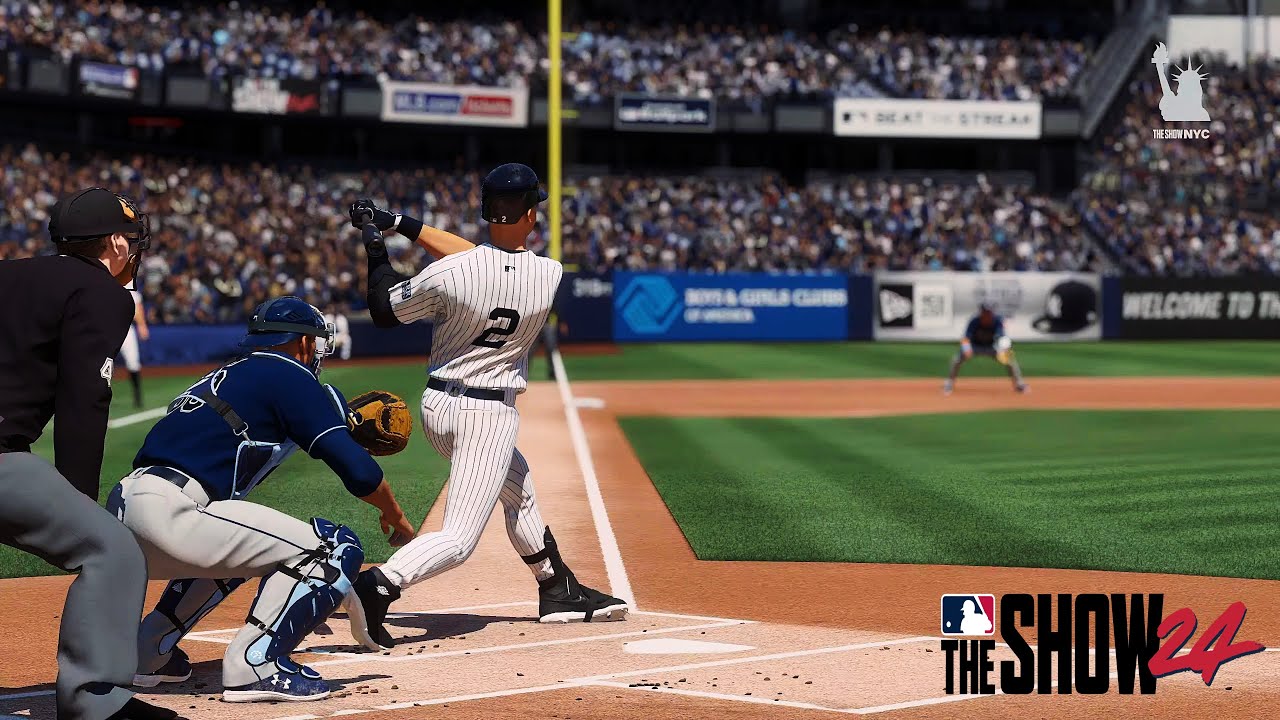 Derek Jeter Back in Yankee Stadium! - MLB The Show 24 (PS5) 4K HDR ...