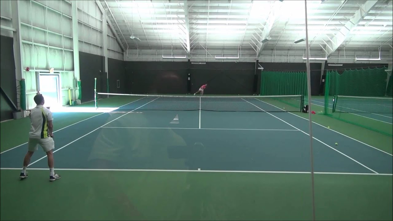 tennis serves ad side - YouTube