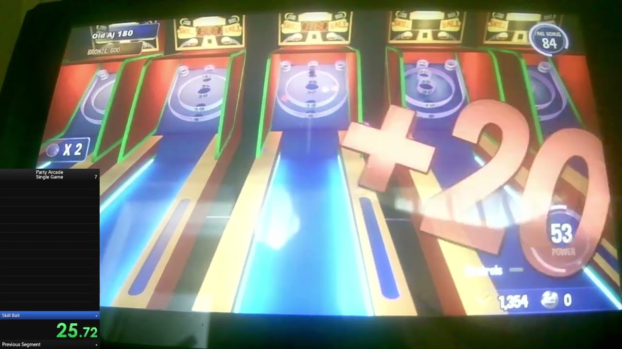 Party Arcade - Skill Ball Single Game in 0:37.90 - YouTube