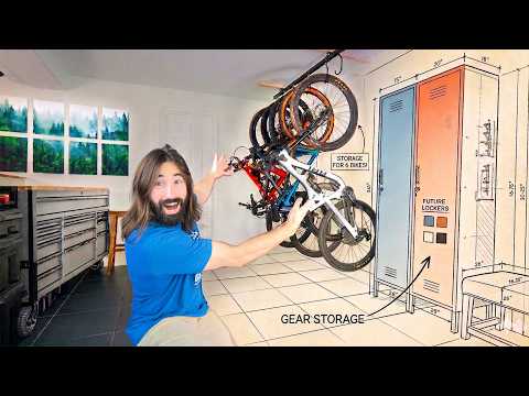 I transformed my basement into my DREAM BIKE GARAGE!
