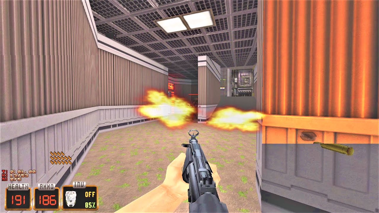 Duke Nukem 3D Part 8 High Resolution Pack v5 + Duke Plus Walkthrough E2L2 - Incubator 2K60 - YouTube