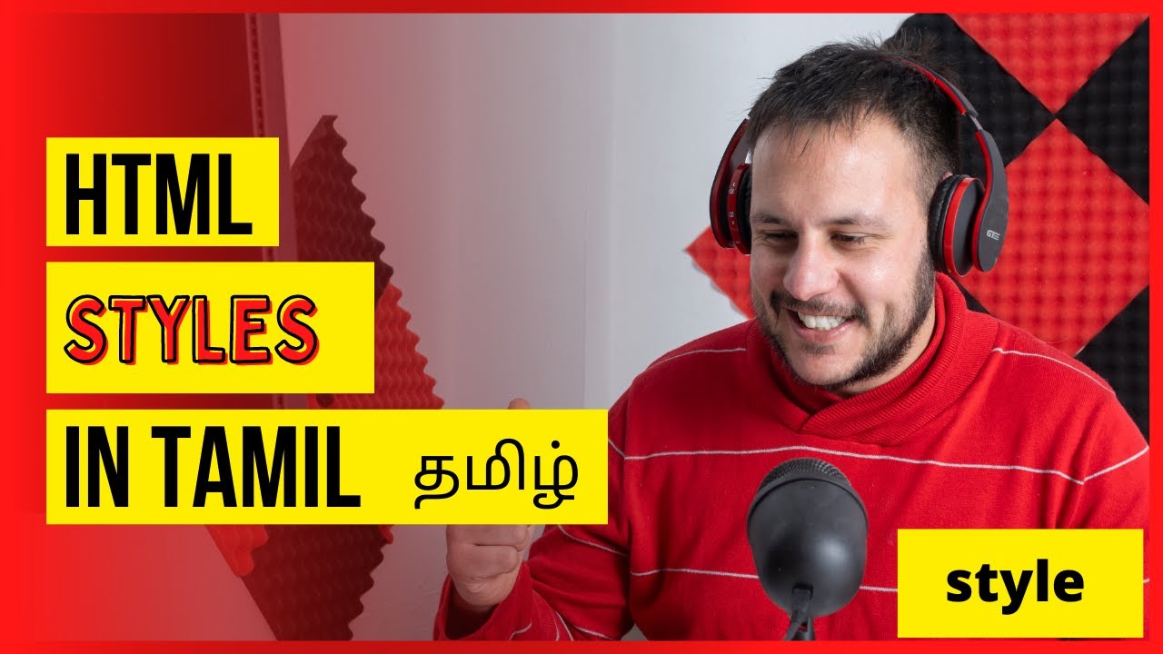 Html Styles In Tamil Learn Html In Tamil Learn Html From Scratch