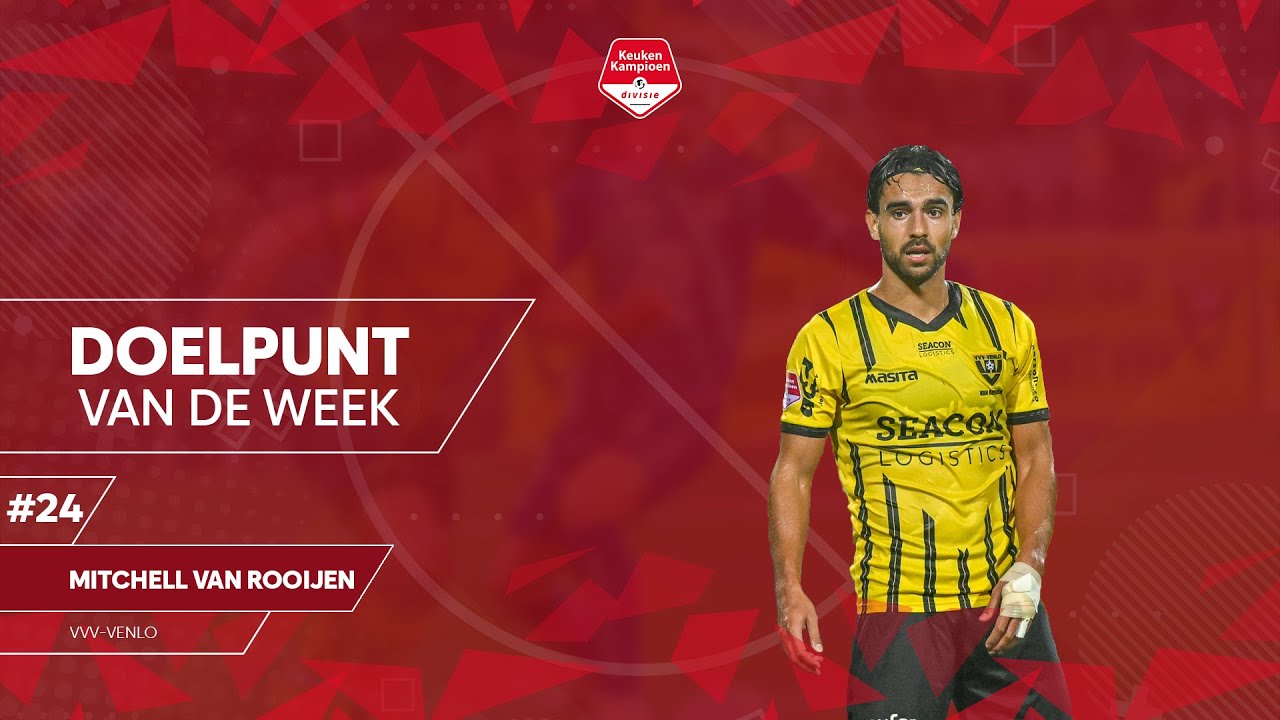 Doelpunt van de Week 24: Mitchell van Rooijen - YouTube