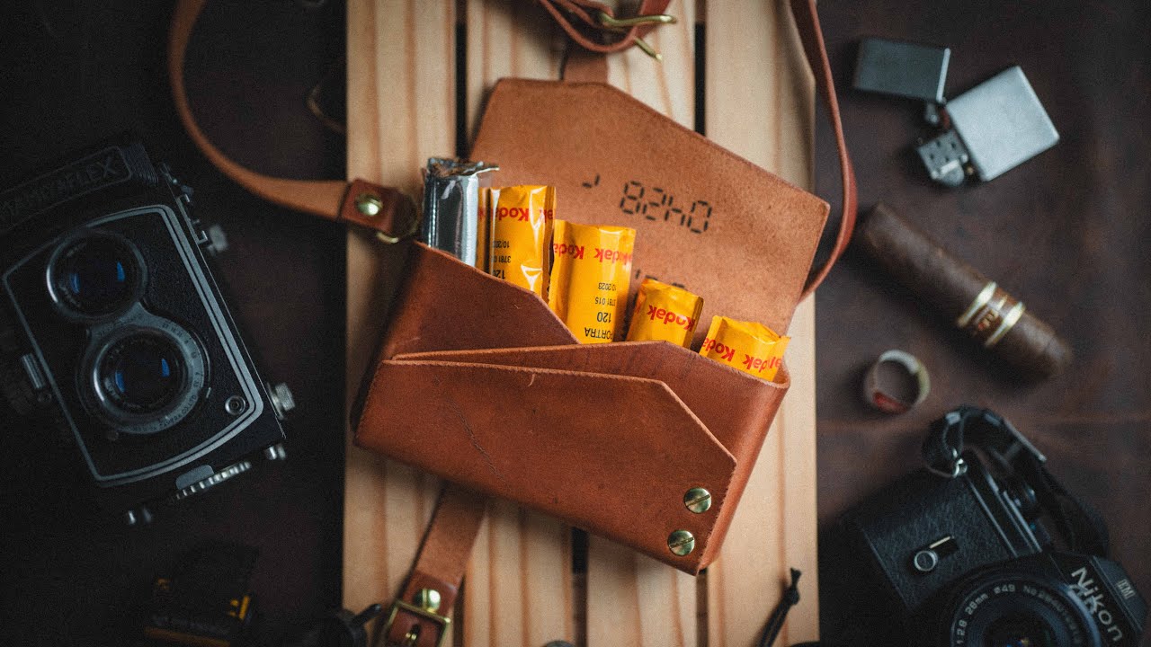 Making a Film Photographer’s Dream Leather Pouch - YouTube