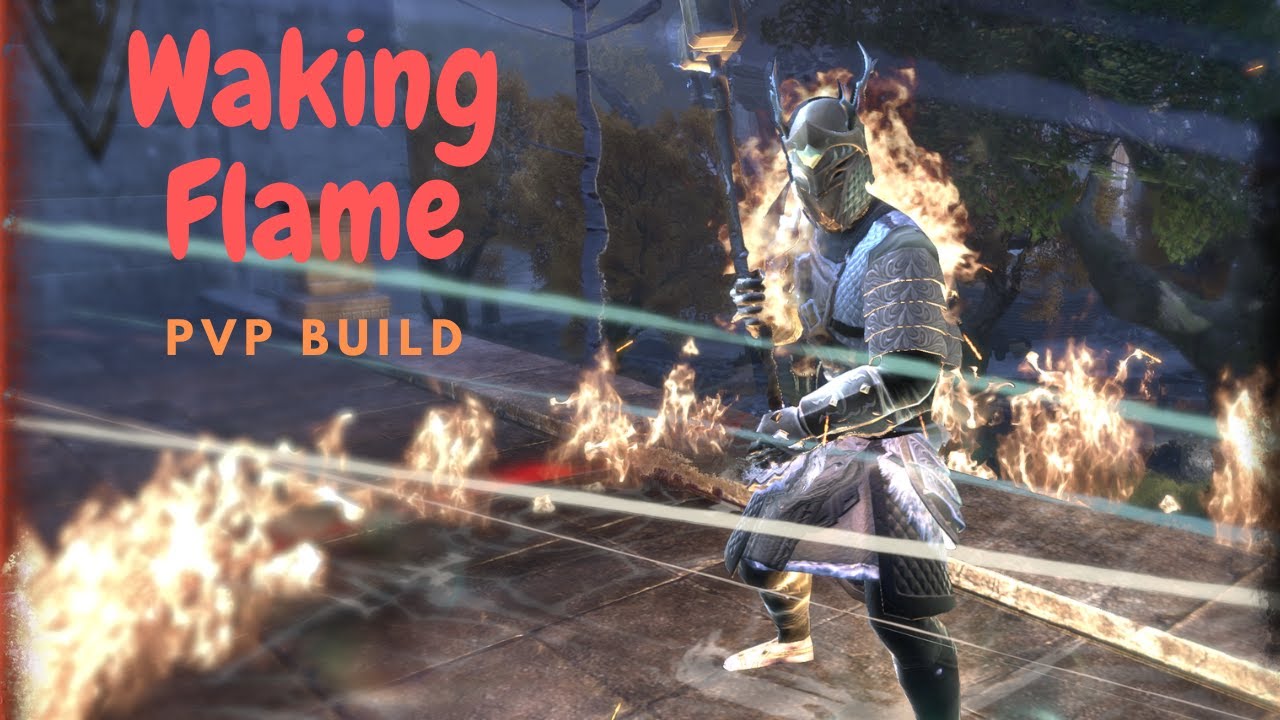 ESO / Waking Flame / PVP build + gameplay / Magplar / with CP - YouTube