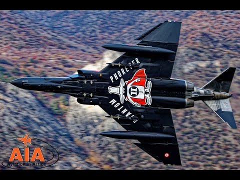 Turkish F-4 Phantom Breathtaking Pass