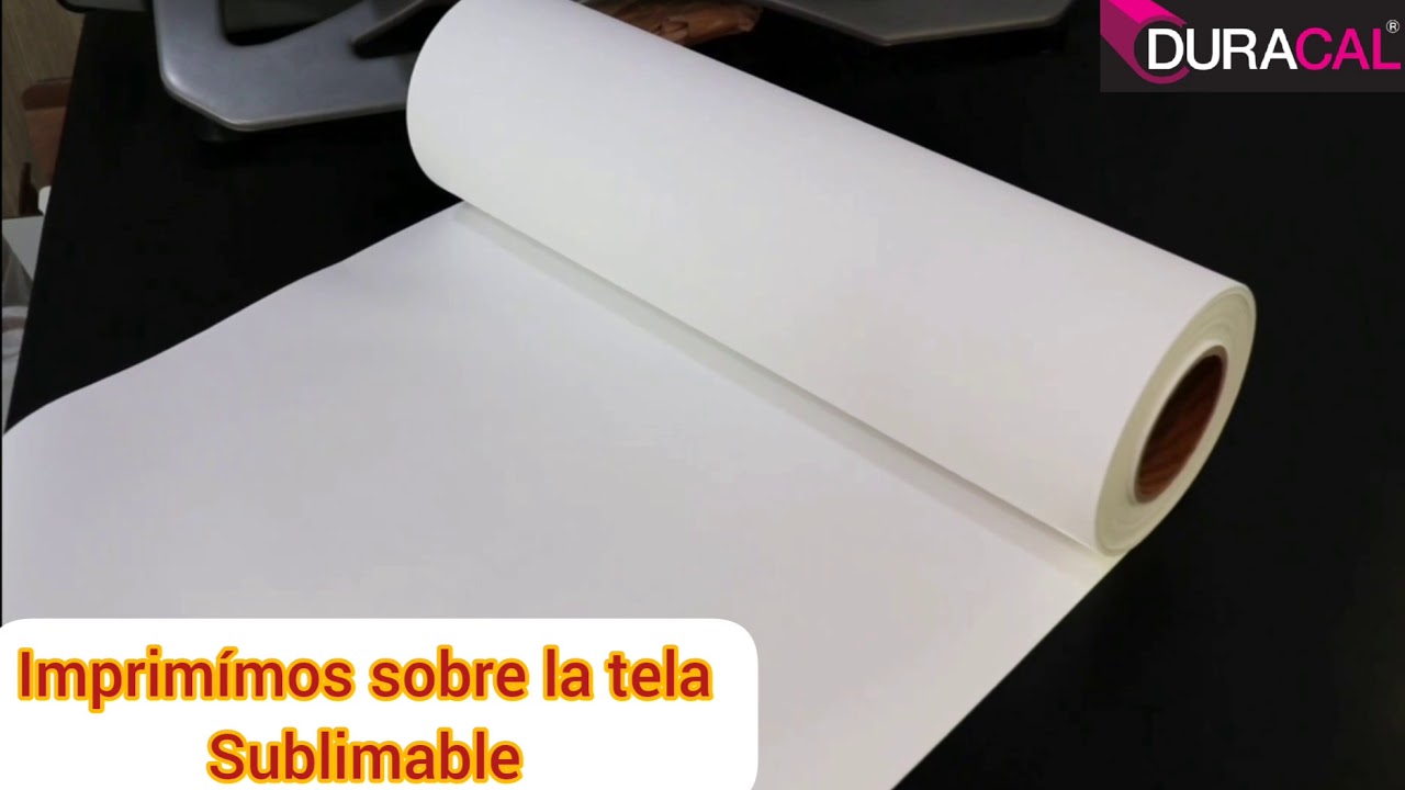 Vinilo sublimable textil plus Duracal - YouTube