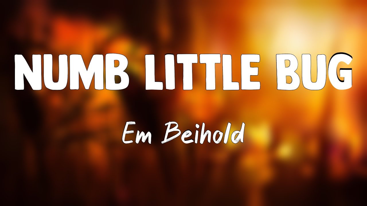 Numb Little Bug - Em Beihold (Lyrics Version) 💟 - YouTube