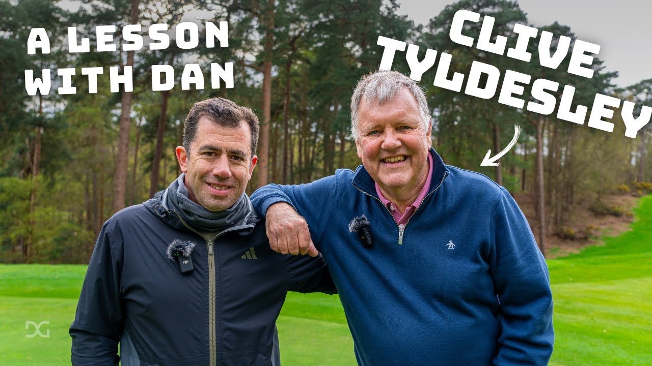 Clive Tyldesley has a lesson and then plays on the course with Dan | A Lesson with Dan | Episode ...