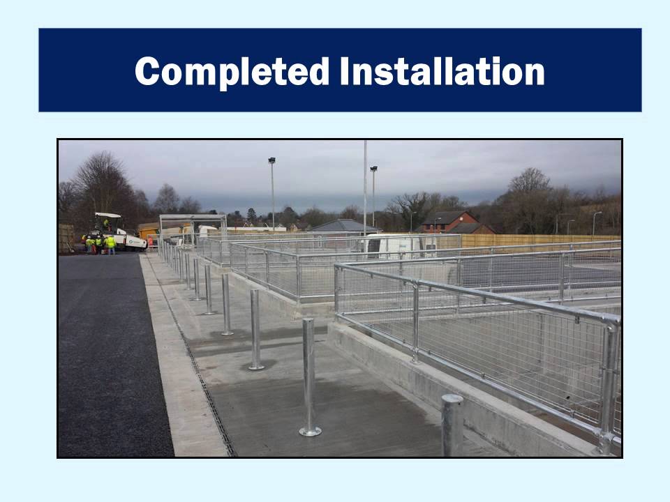 Kee Systems' Kee Klamp at Tenbury Recycling Centre - YouTube