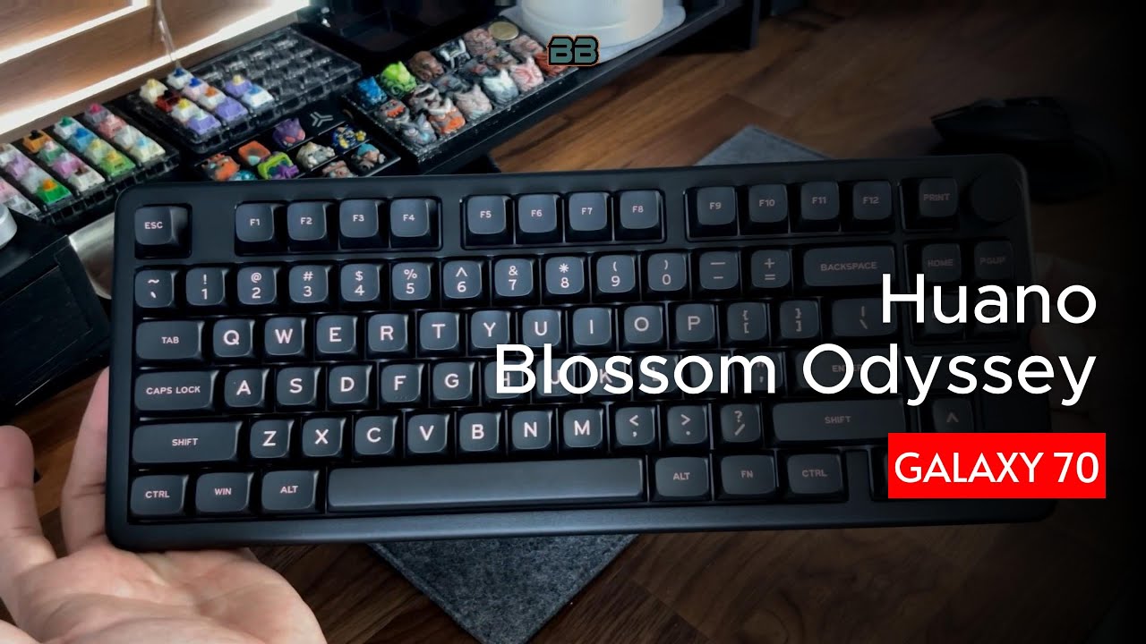 Galaxy 70 with Huano Blossom Odyssey switches - YouTube