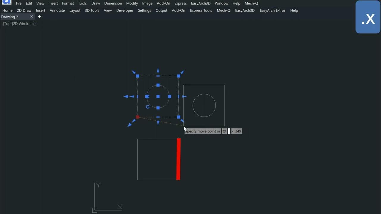 Point Filters In CAD / Object Snap Tracking - YouTube