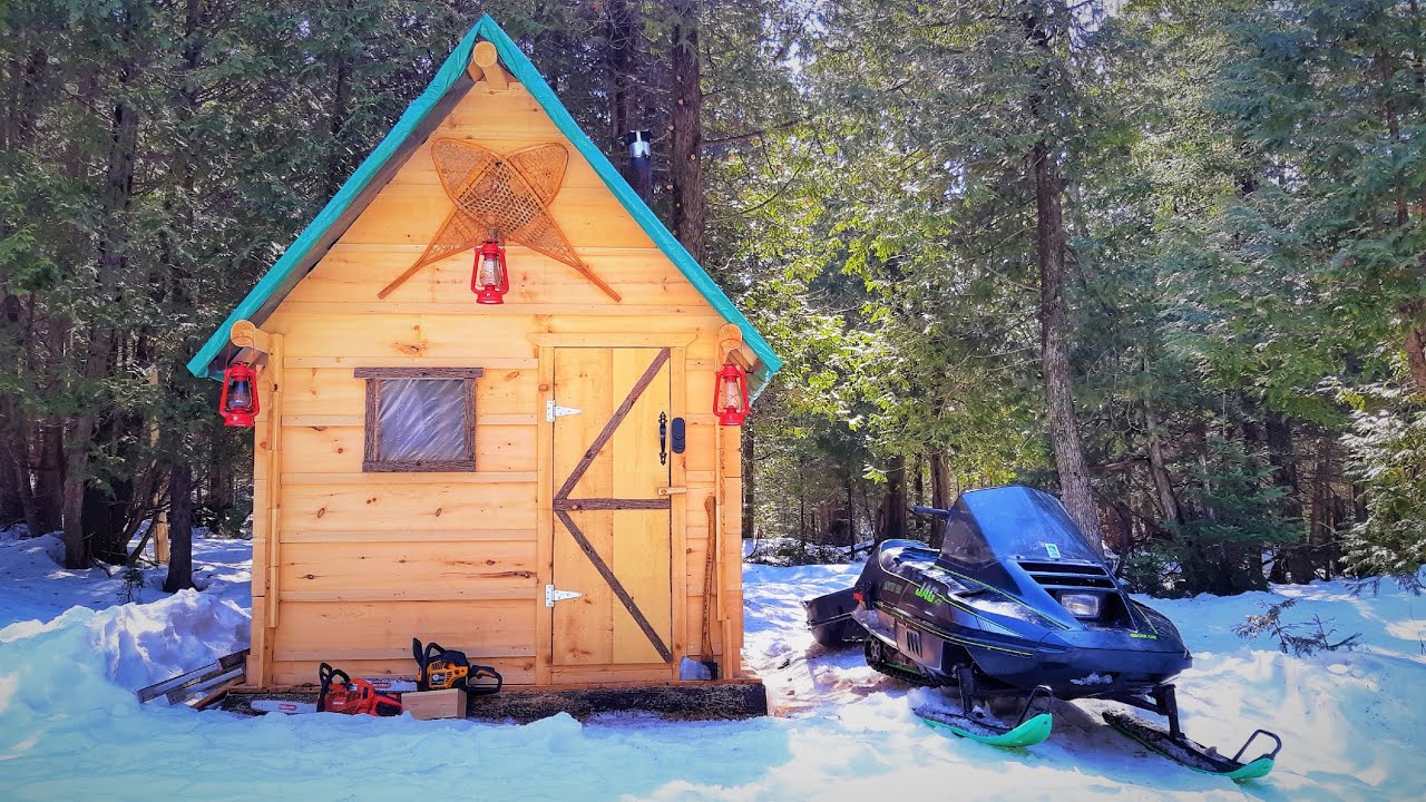 Overnight at the Pop-Up Cabin- Ep 3 - YouTube