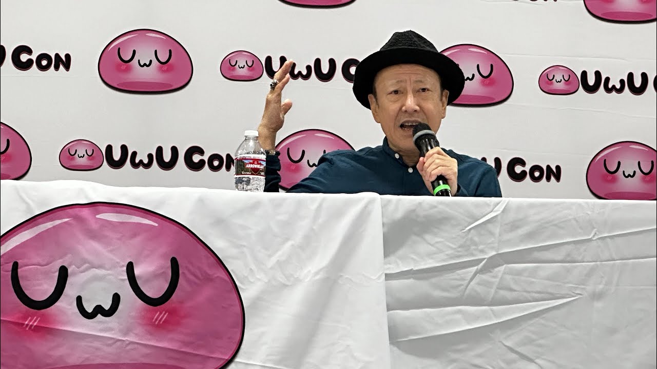 Japanese voice actor Ryō Horikawa says Falcon Punch at UwU Con 2023 ...