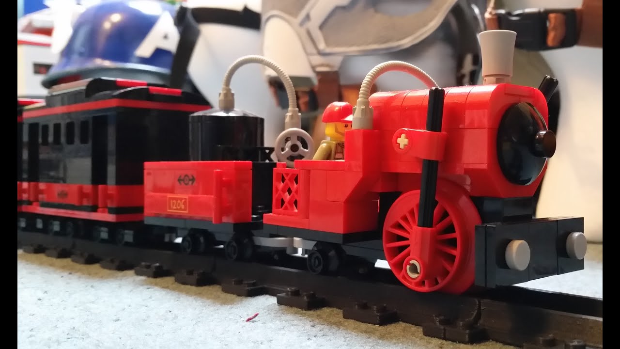 Lego narrow gauge ‘Red Rocket’ in action - YouTube