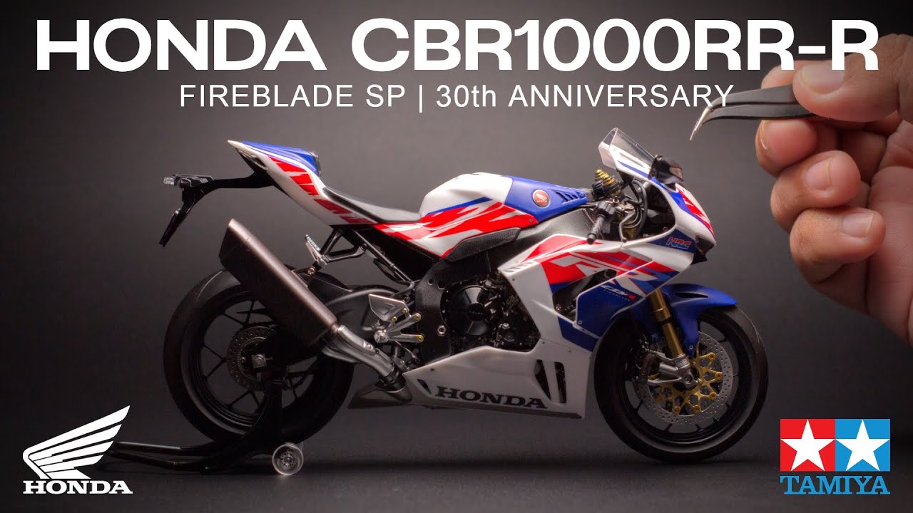 Building 1/12 HONDA CBR 1000RR-R plastic Scale Model | ASMR - YouTube