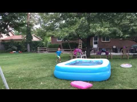 Backyard Pool Fun - YouTube