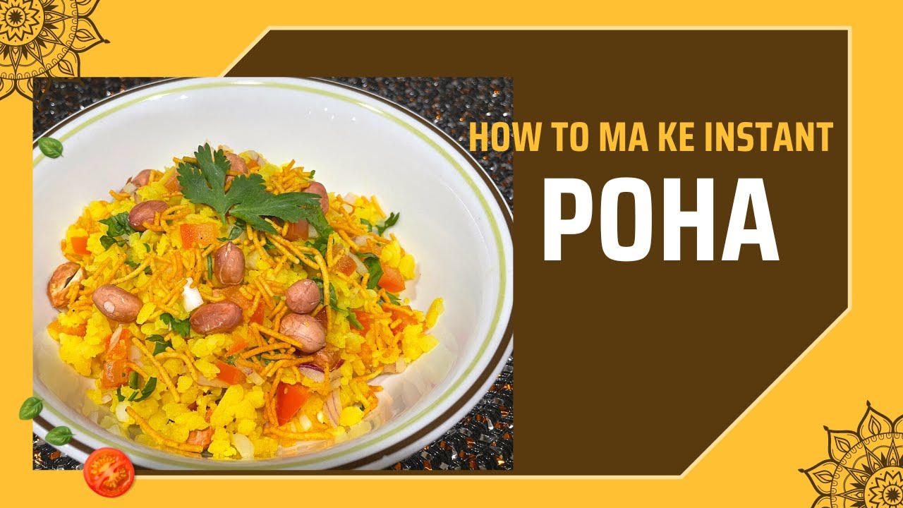Instant Poha |Poha Recipe - YouTube