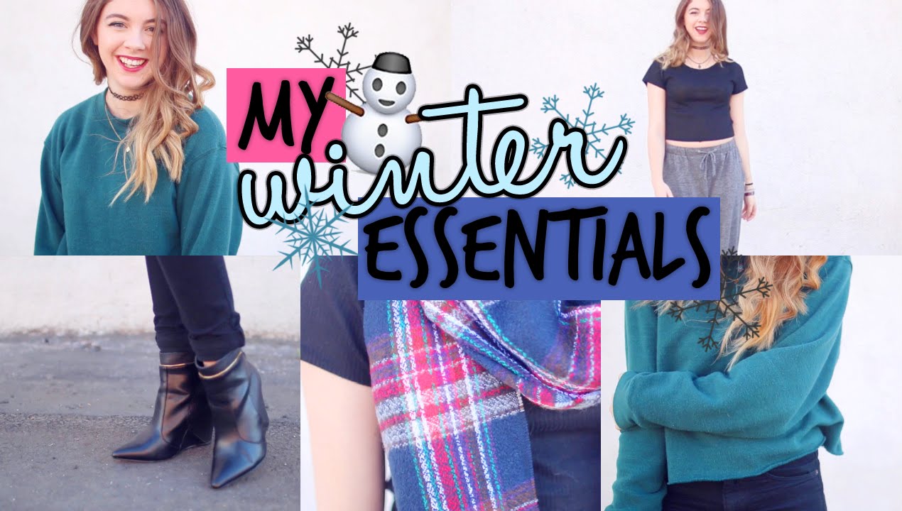 My Winter Essentials! | Clothes, Accessories, +MORE - YouTube