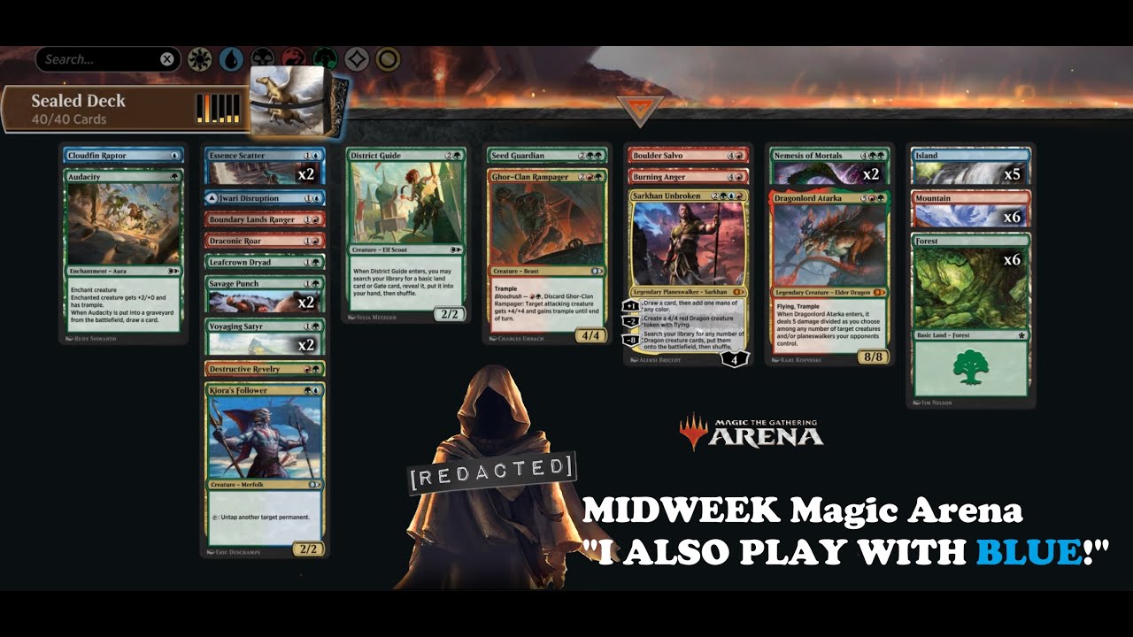 MIDWEEK Magic Arena 😯I ALSO PLAY WITH BLUE 😯 - YouTube