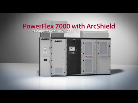 The PowerFlex 7000 Medium Voltage Drive with ArcShield Technology
