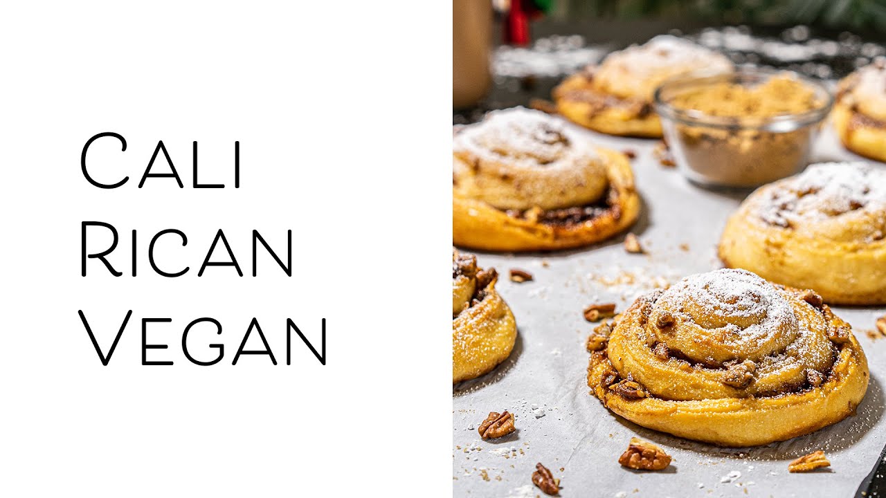 Pecan Praline Pan De Mallorca I CALI RICAN VEGAN - YouTube
