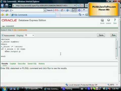 Oracle PL/SQL - Multiple ELSIF Clauses - YouTube