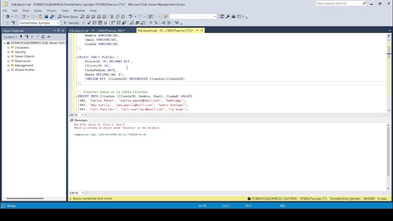 Tarea 3, Base de datos I, Modelo relacional y lenguaje sql - YouTube