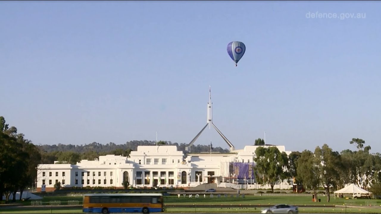 RAAF Balloon Flight Over Canberra - YouTube