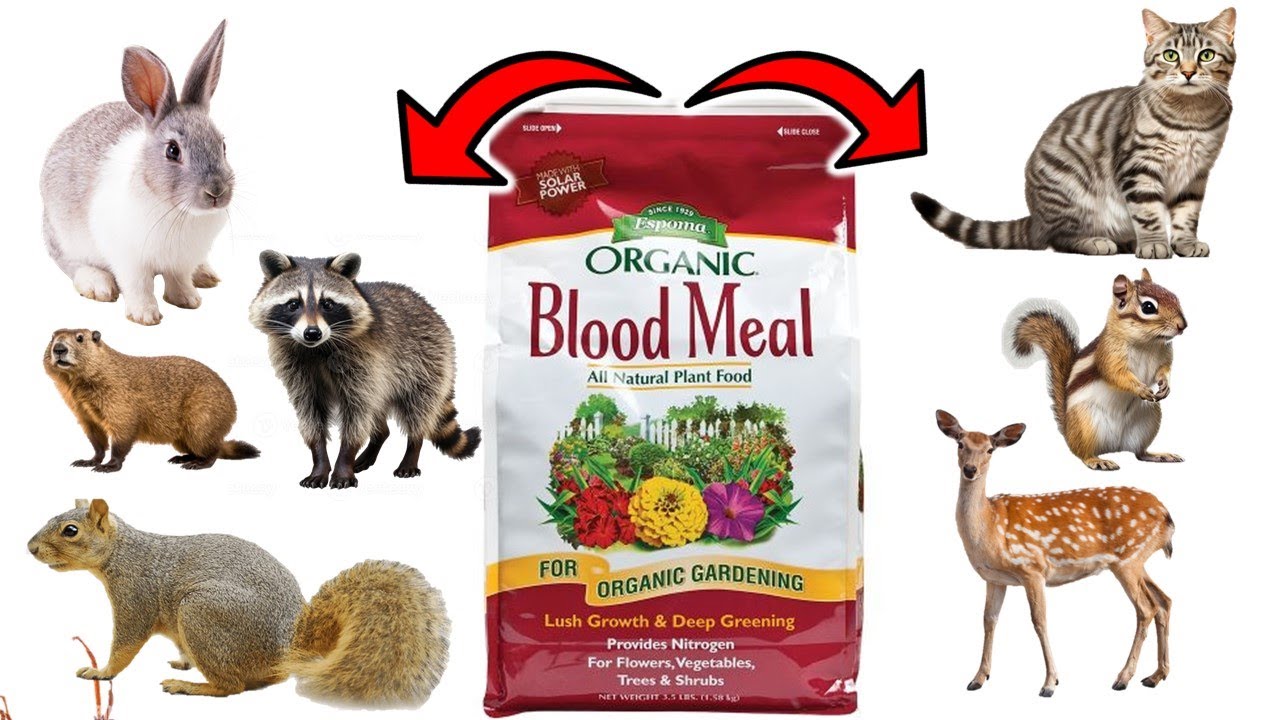 How To Use BLOODMEAL To Get Rid of Pests - DEER, RABBITS, SQUIRRELS ...