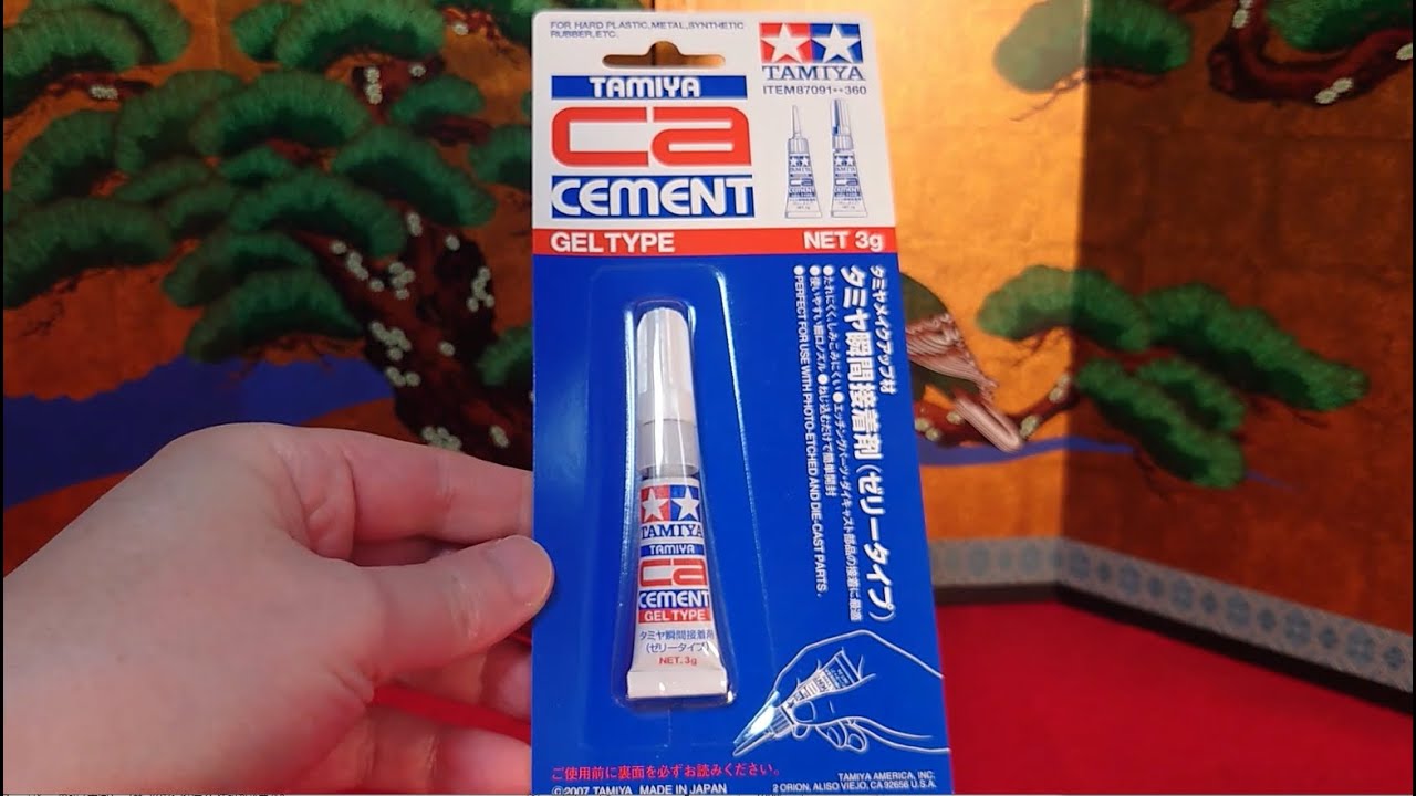 [87091]タミヤ瞬間接着剤 ゼリータイプ Net. 3g Tamiya Instant Glue (Jelly Type) - YouTube