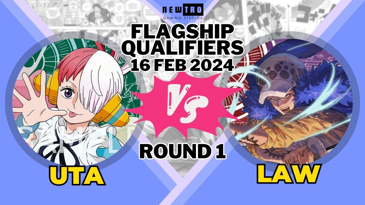 ONE PIECE TCG: UTA VS LAW (FLAGSHIP QUALIFIERS ROUND 1) - YouTube