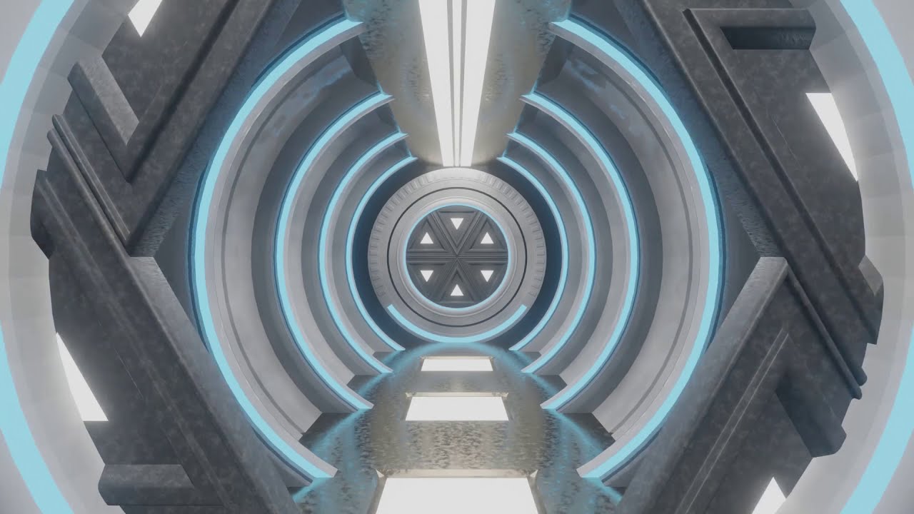 Space Hatch - Sci-Fi Loop Animation, Blender 2.91 EEVEE - YouTube