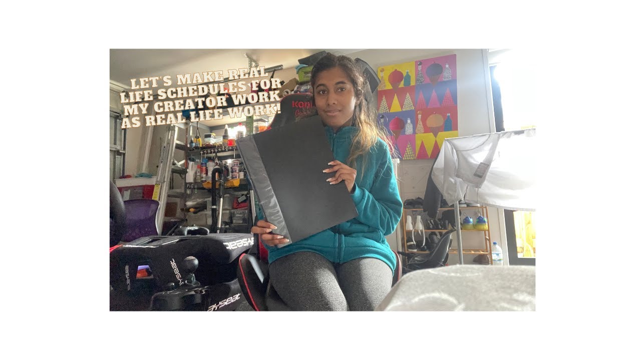 Let’s make real life schedules for my creator work as real life work ...