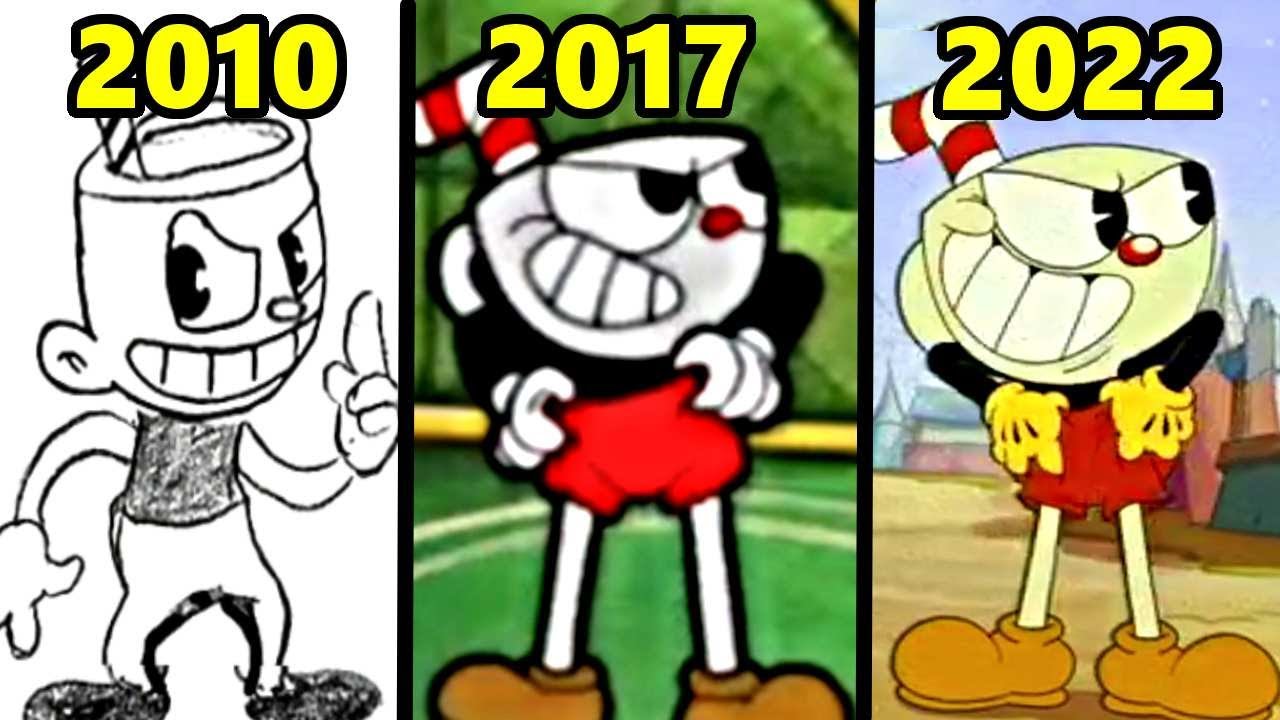Evolution Of Cuphead Character (2010-2022) - YouTube