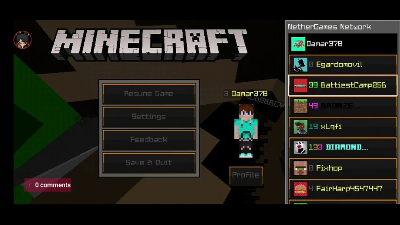 Minecraft server nethergames - YouTube