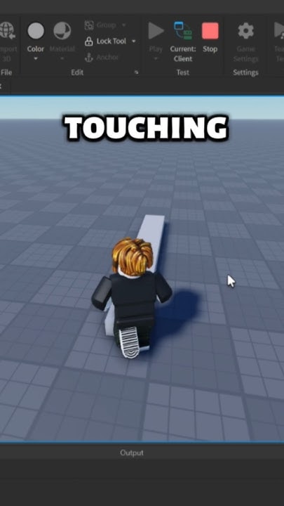 TOUCHED EVENT Part 1! | Roblox Studio Tutorial Part 53 #shorts - YouTube