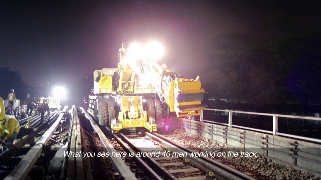 SMRT Sleeper Replacement Programme - YouTube