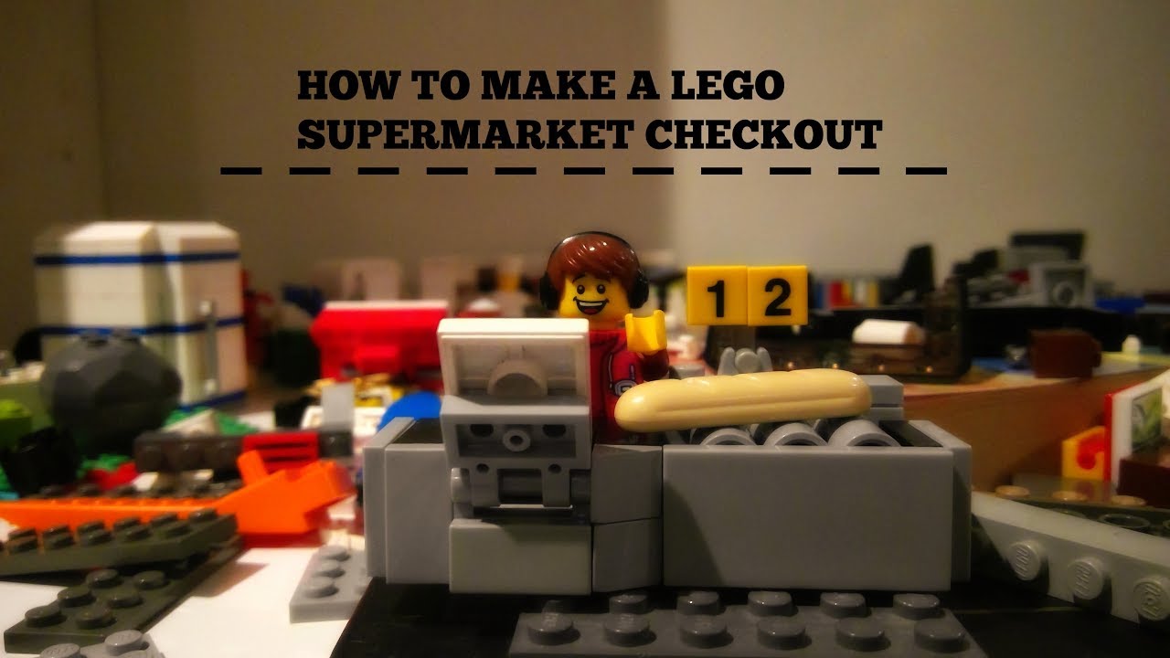 How to make a Lego Supermarket checkout - YouTube