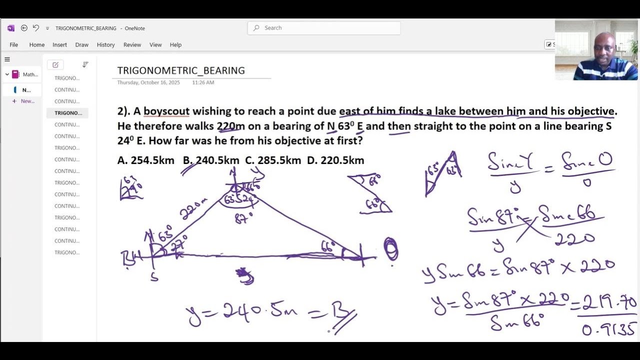 Master How to Solve Mathematics Bearing Question Part 2 - YouTube