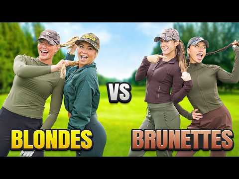 Blondes vs Brunettes Golf Challenge ft Hailey Ostrom | $500 Match