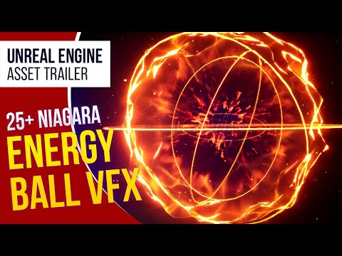UE5 l 25+ Energy Ball VFX Pack l Unreal Engine 5 (Trailer) - YouTube