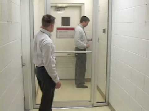 Newton Security TDAR mantrap with piggybacking detected - YouTube