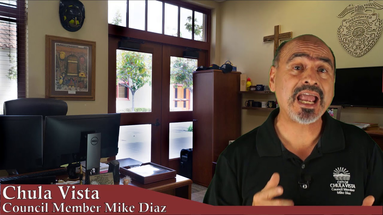 Chula Vista Councilmember Mike Diaz provides update on COVID-19 - YouTube