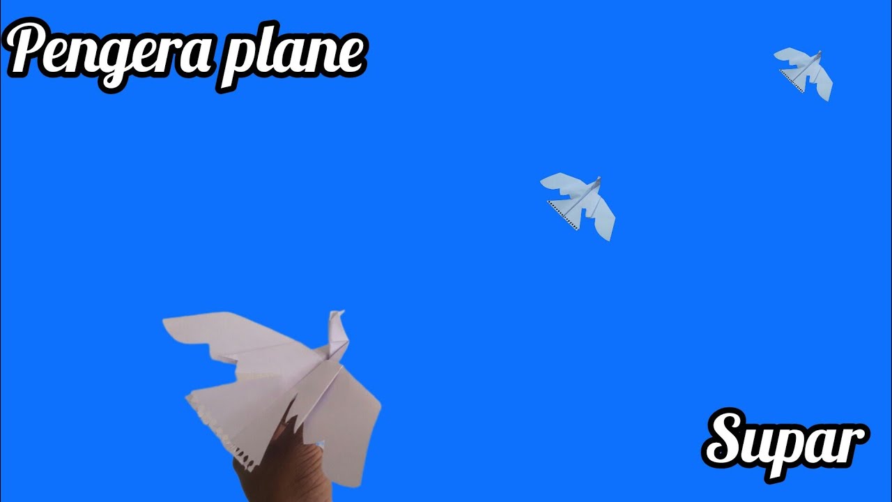 How to make a paper Tay pengera plane/ কাগজ দিয়ে পাখি পেলেন তৈরি করা ...