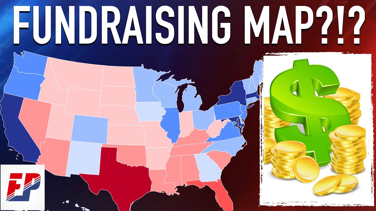 The 2020 Election Map Based on Campaign Donations - YouTube