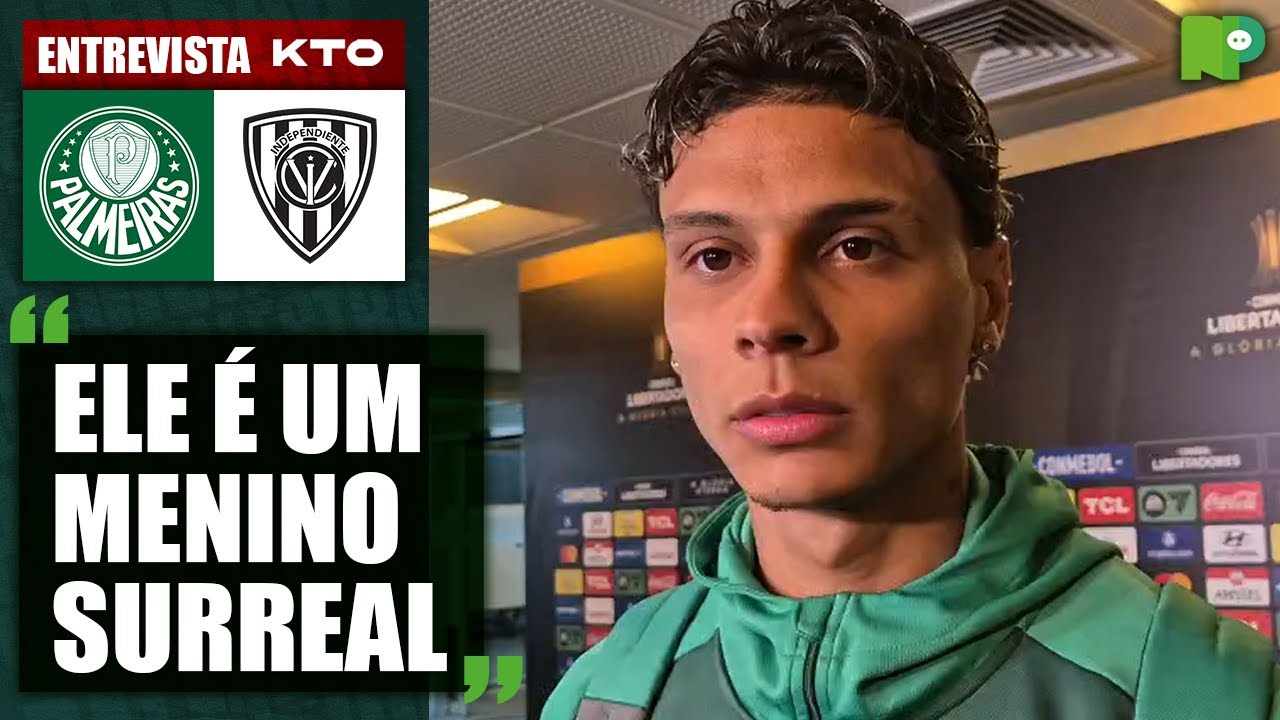 VEJA O QUE RÍOS FALOU NA ZONA MISTA APÓS PALMEIRAS 2 X 1 IND. DEL VALLE NA LIBERTADORES - YouTube