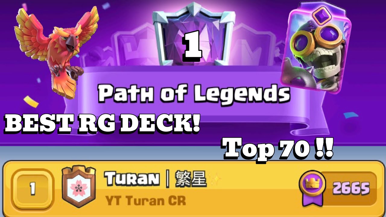 Best RG deck for now!! Top 70 in the WORLD! 🌎🏆 #clashroyale - YouTube